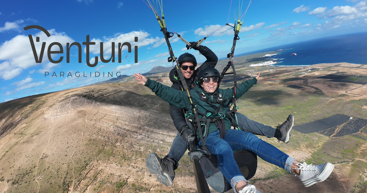 Vol en Parapente Biplace Lanzarote | Choisissez Votre Expérience